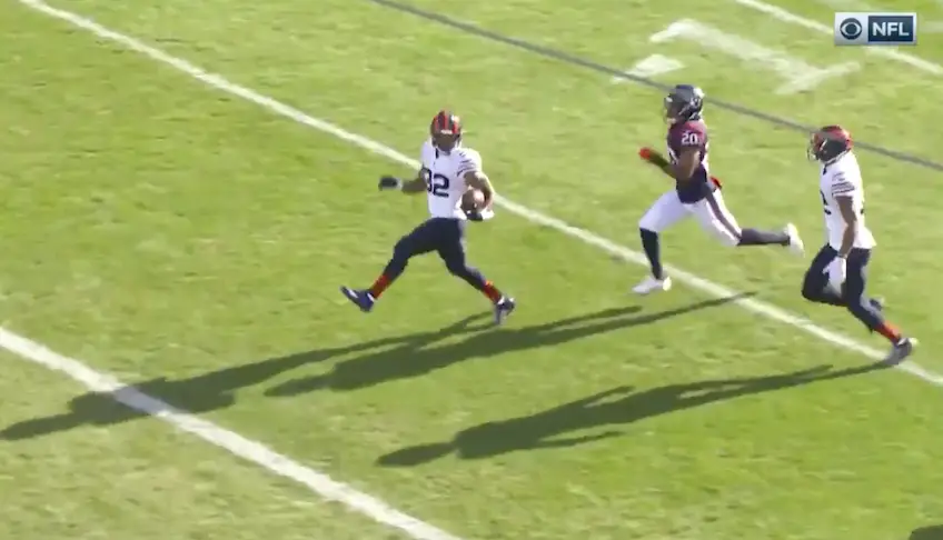 Watch: David Montgomery Runs For 80-Yard Touchdown - Bears Insider